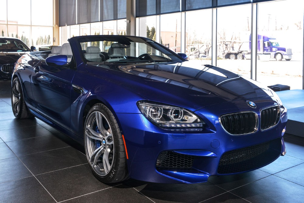 2022 Bmw M6 Convertible Blue