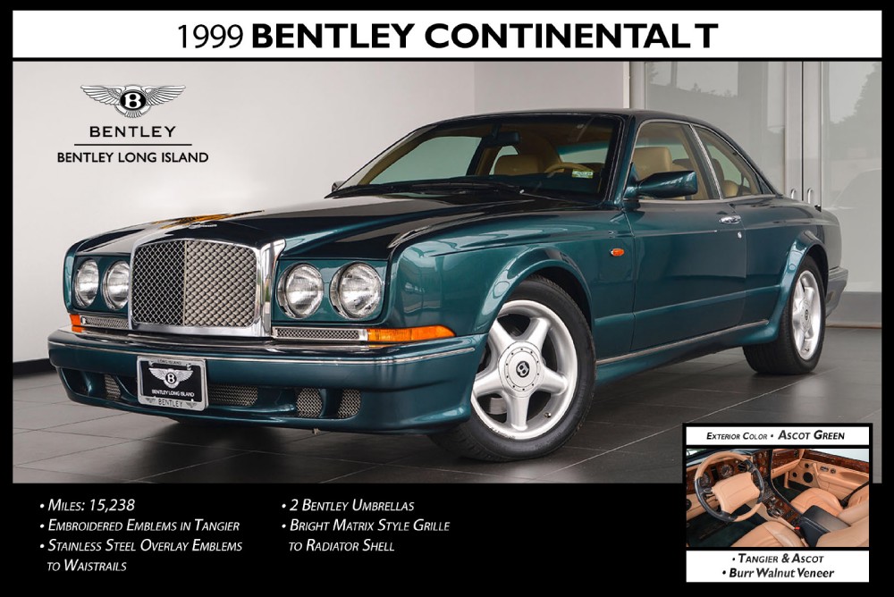 Used 1999 Bentley Continental T For Sale (Sold) | Rolls-Royce Motor ...